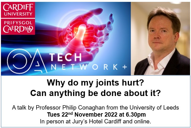 OATech Network+ Public Lecture by Professor Philip Conaghan: Why do my ...